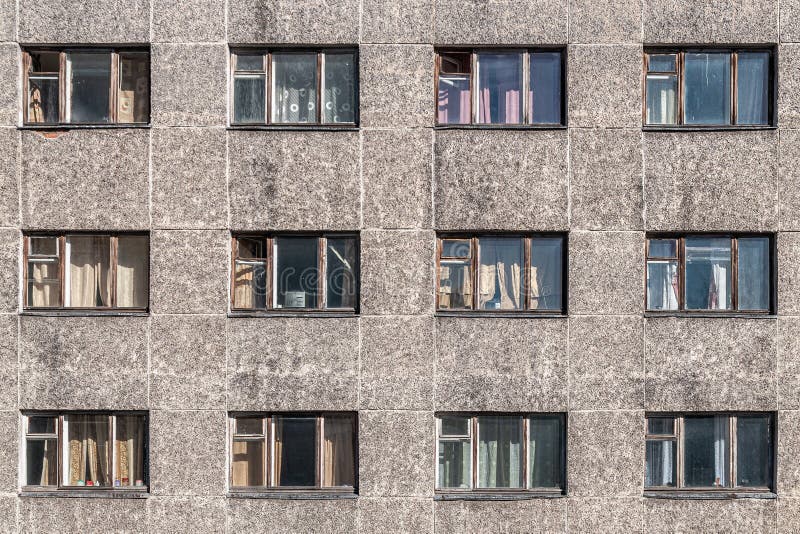 Repeating Pattern of Windows Stock Photo - Image of building, glass ...