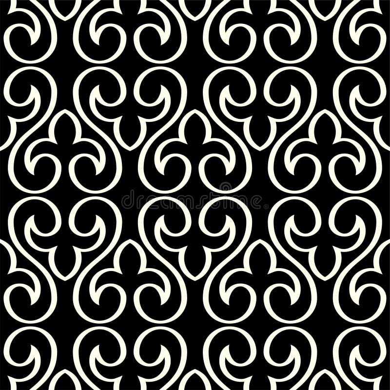 Repeating Patterns of Geometric Continuous Line Stock Vector ...