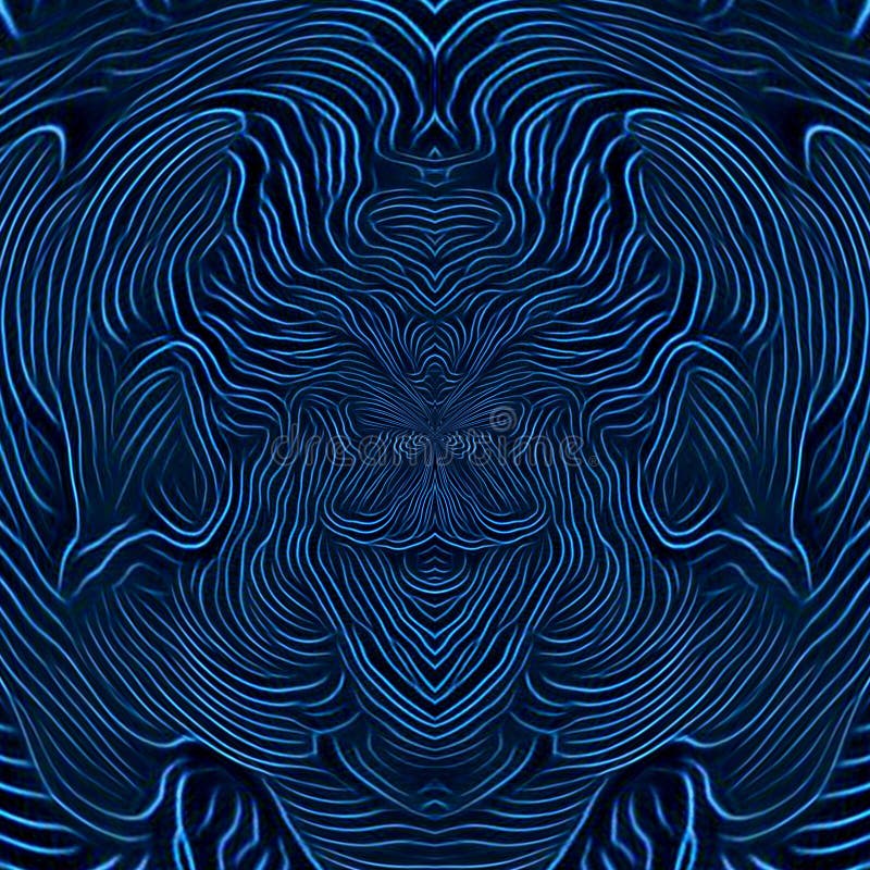 Complex Design in Turquoise Blue Patterns in Square Format Stock ...