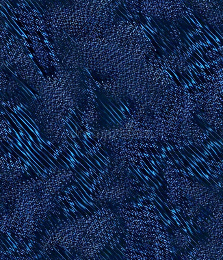 Complex Turbulence Distortion Pattern in Turquoise Blue Curves Stock ...