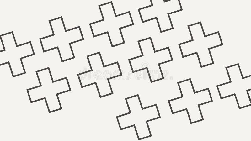 Repeating Plus Sign Pattern: Growth Positivity Vector Design, Vector ...