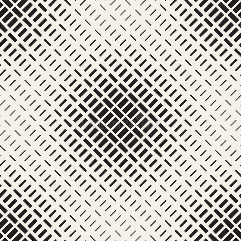 Repeating Rectangle Halftone. Modern Geometric Lattice Texture. Vector ...