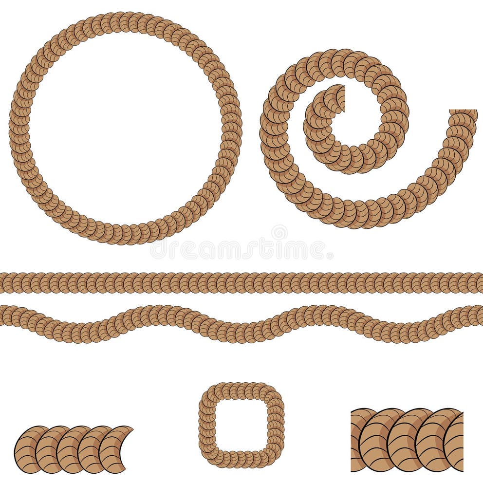 Rope Repeating Pattern Icon Stock Illustrations – 227 Rope Repeating ...