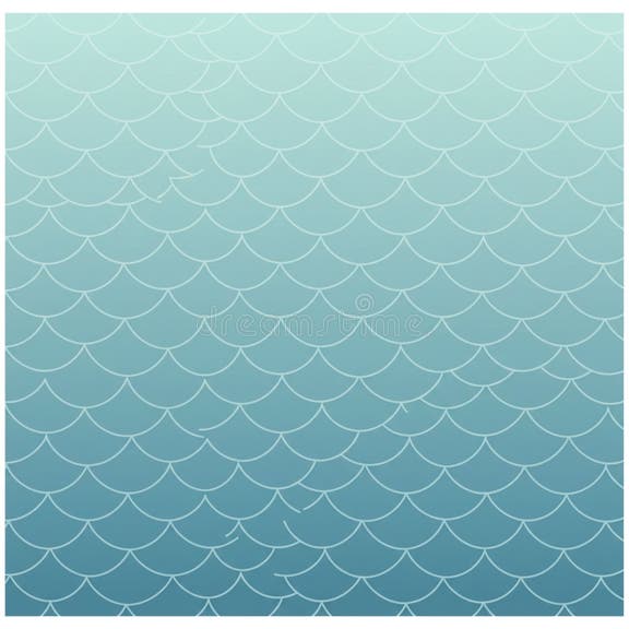Repeating Scallop Pattern with a Gradient from Light Blue at the Top To ...