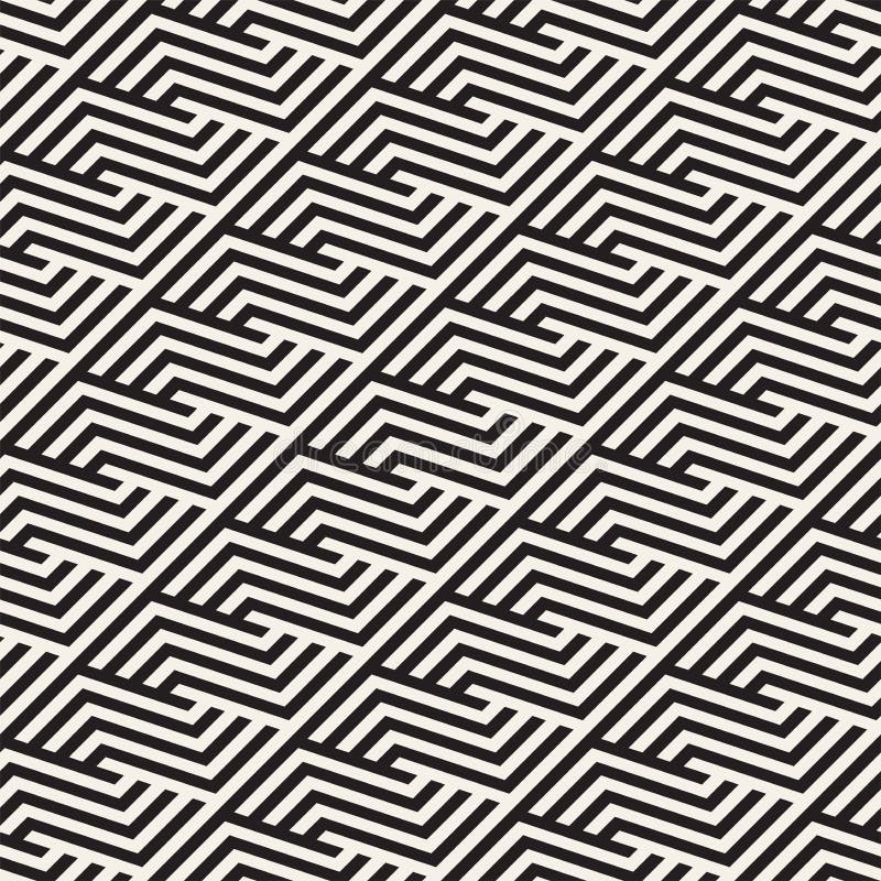 Repeating Slanted Stripes Modern Texture. Monochrome Geometric Seamless ...