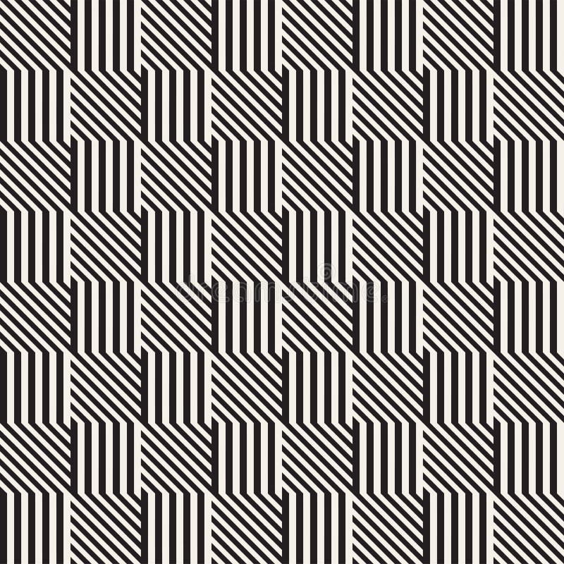 Repeating Slanted Stripes Modern Texture. Monochrome Geometric Seamless ...