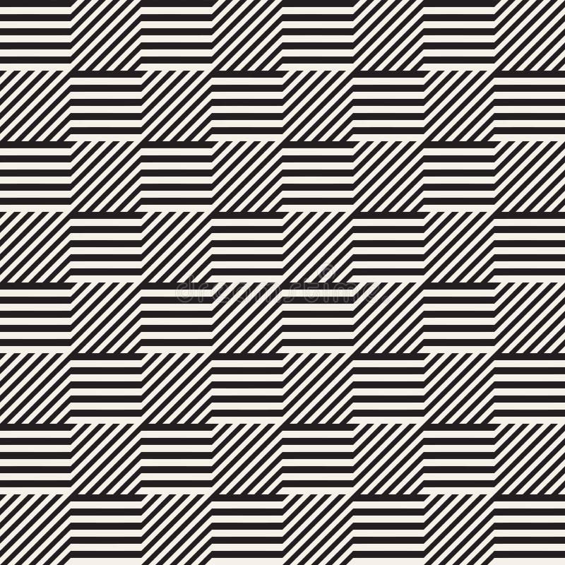 Repeating Slanted Stripes Modern Texture. Monochrome Geometric Seamless ...