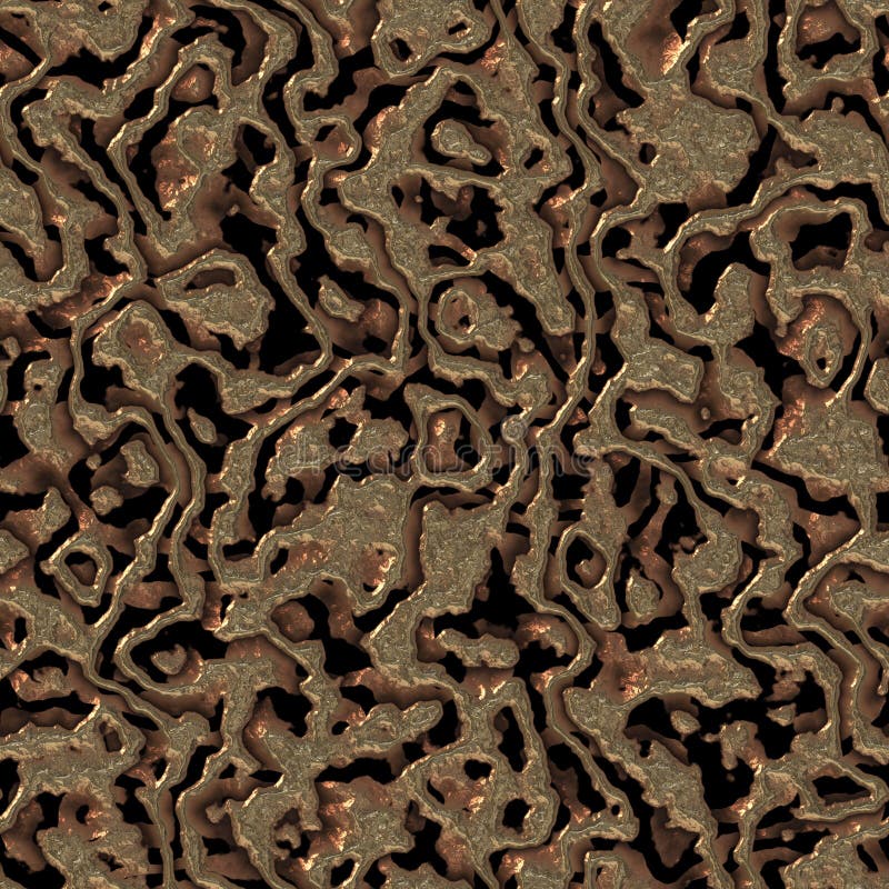 Repeating Smelted Metal Background Stock Illustration - Illustration of ...