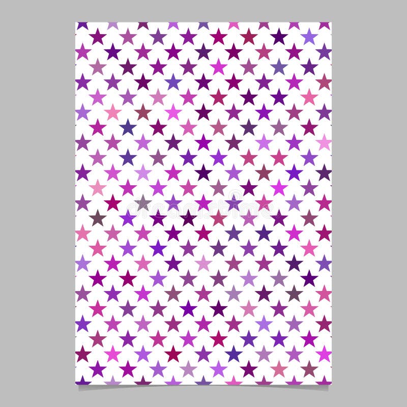 Repeating Star Pattern Background - Vector Illustration from Rounded ...