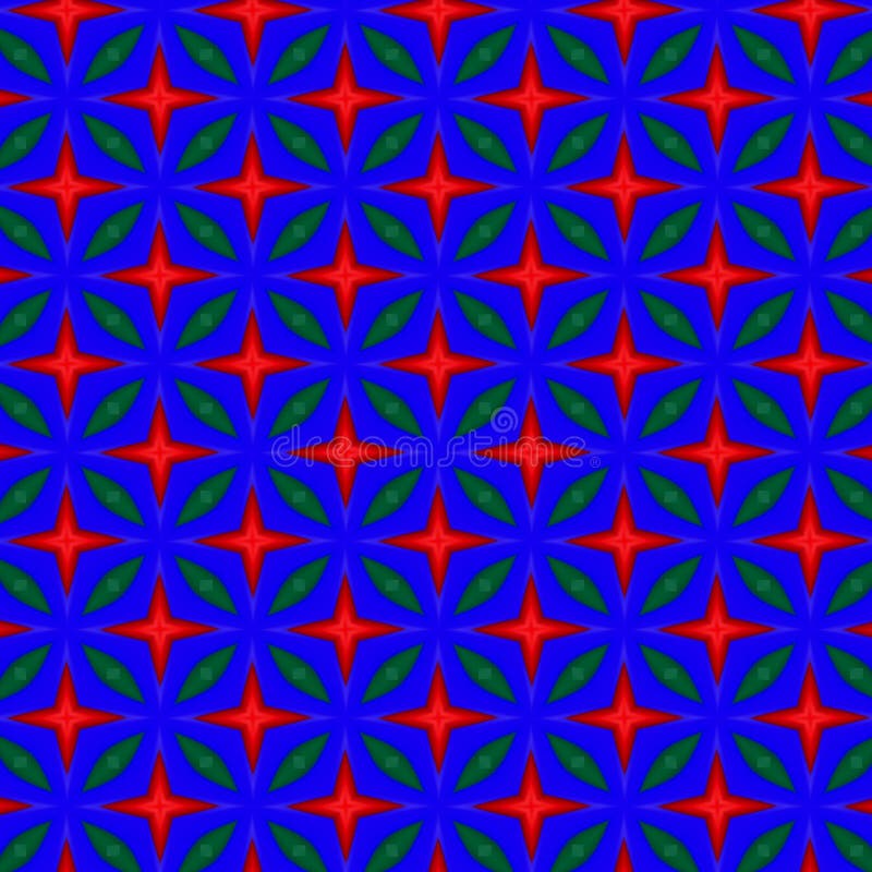 Repeating Symmetrical Patterns. Stock Illustration - Illustration of ...