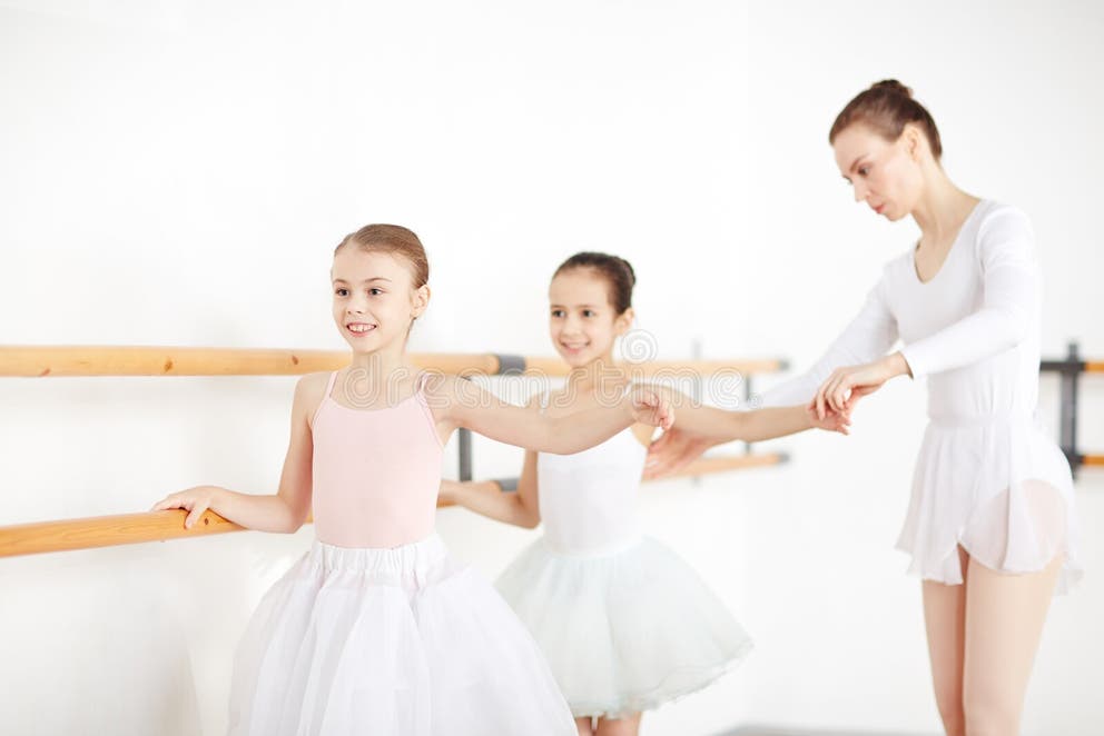 Repeating with teacher stock image. Image of dance, classical - 106100763