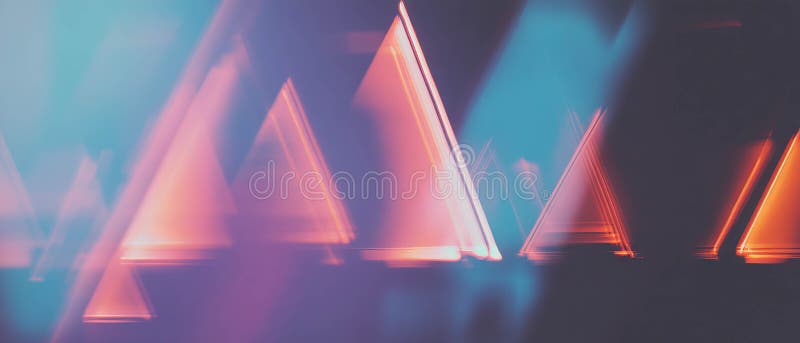 Dynamic Design Featuring Repeating Triangles in Vibrant Hues and ...