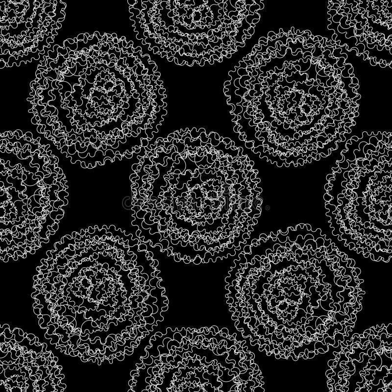 Repeating Vector Winding Clew Pattern Stock Vector - Illustration of ...