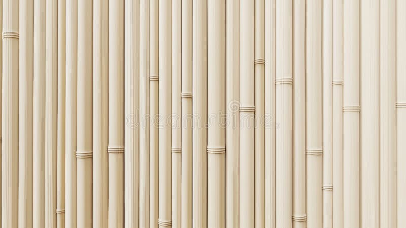 Repeating Vertical Bamboo Cane Pattern Creating a Natural Background ...