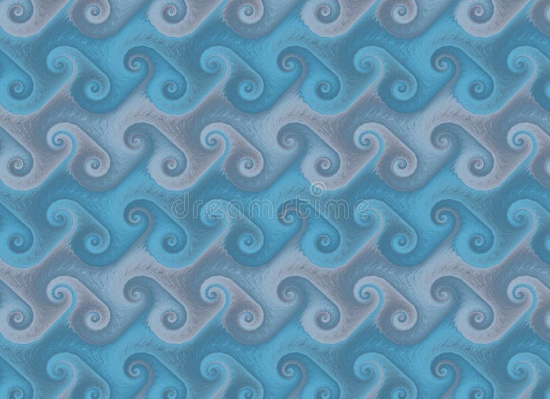 Repeating Waves Pattern. Wallpaper Texture Stock Illustration ...