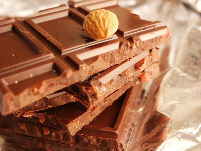Repen chocolade stock afbeelding. Image of zoet, noten - 1829545