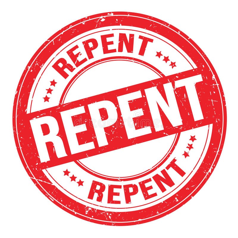 Repent Written Stock Illustrations – 67 Repent Written Stock ...