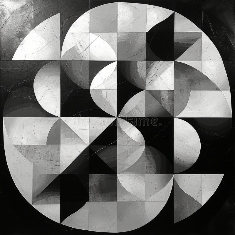 Repetition and Variation of Geometric Forms Create a Rhythmic and ...