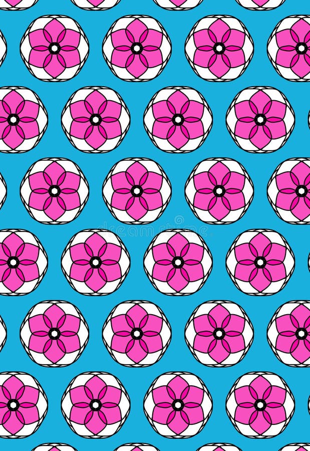 Repetitive Design Illustration Stock Illustration - Illustration of ...