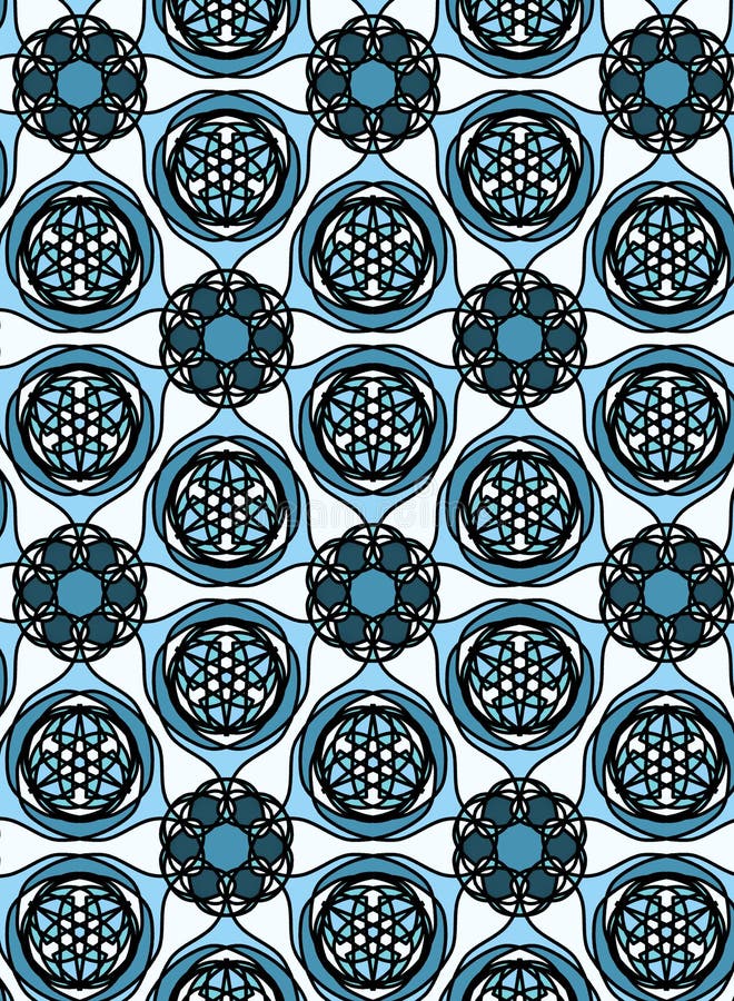 Repetitive Design Illustration Stock Illustration - Illustration of ...