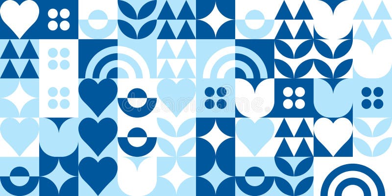 Repetitive Geometric Abstract Pattern – Clean Minimalist Vector ...