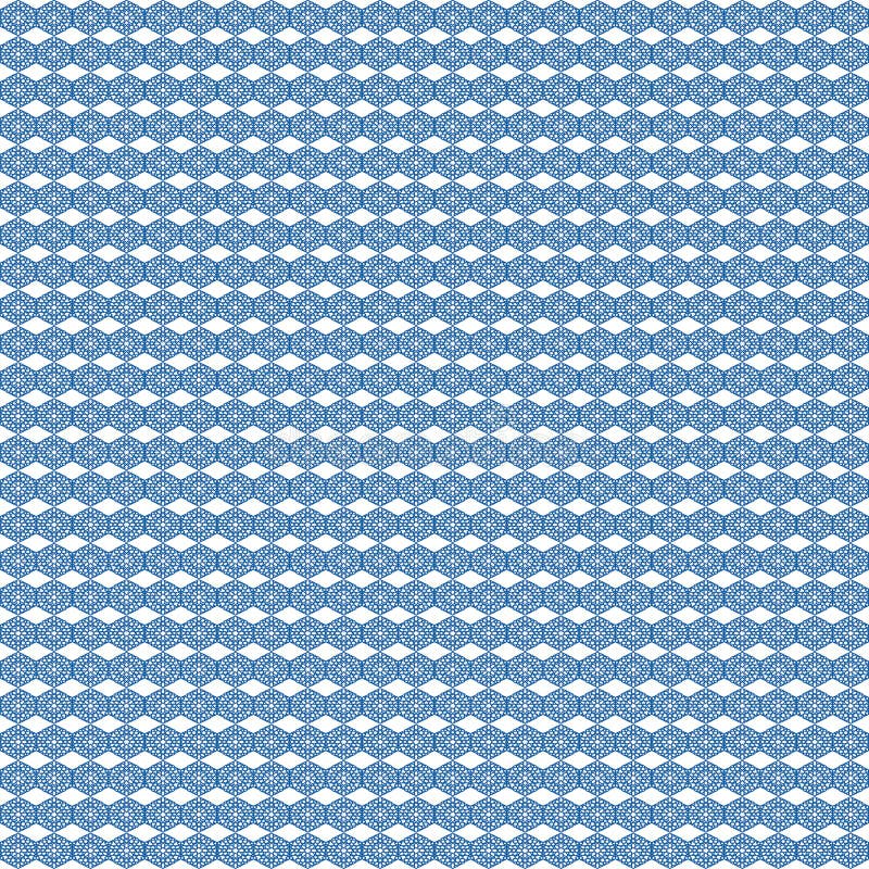 A Repetitive Geometric Blue Pattern Creates a Striking Visual Rhythm ...