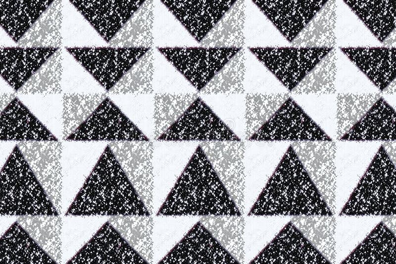 Repetitive Geometric Shape Pattern Triangles Contrast Movement Stock ...