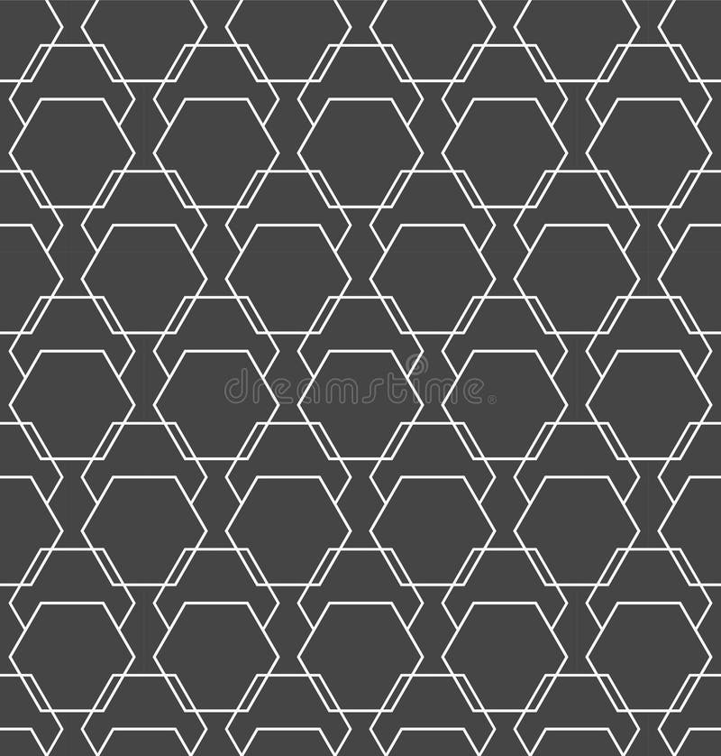 Repetitive Ornament Vector Hex, Backdrop Texture. Repeat Modern Graphic ...