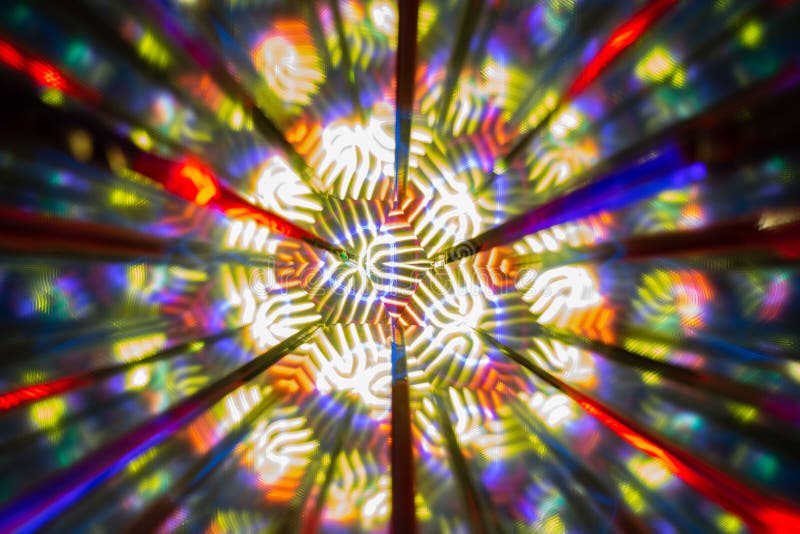 Repetitive Pattern by Reflections of an Image in Mirrors. Color ...