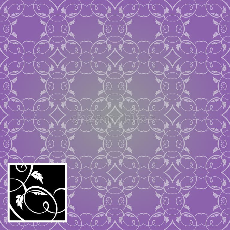 Repetitive Wallpaper Texture Stock Vector - Illustration of pretty ...