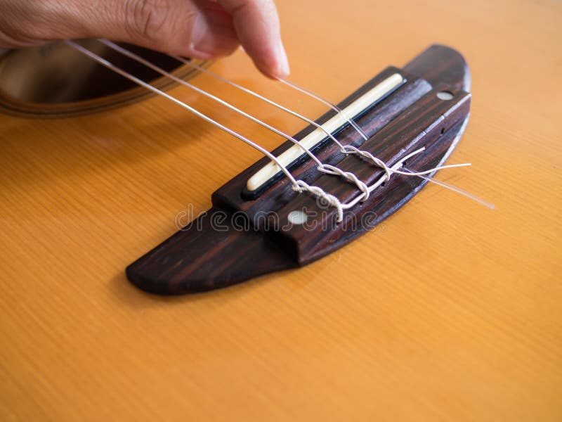 Replace Guitar Strings Classical Stock Photo - Image of classic ...