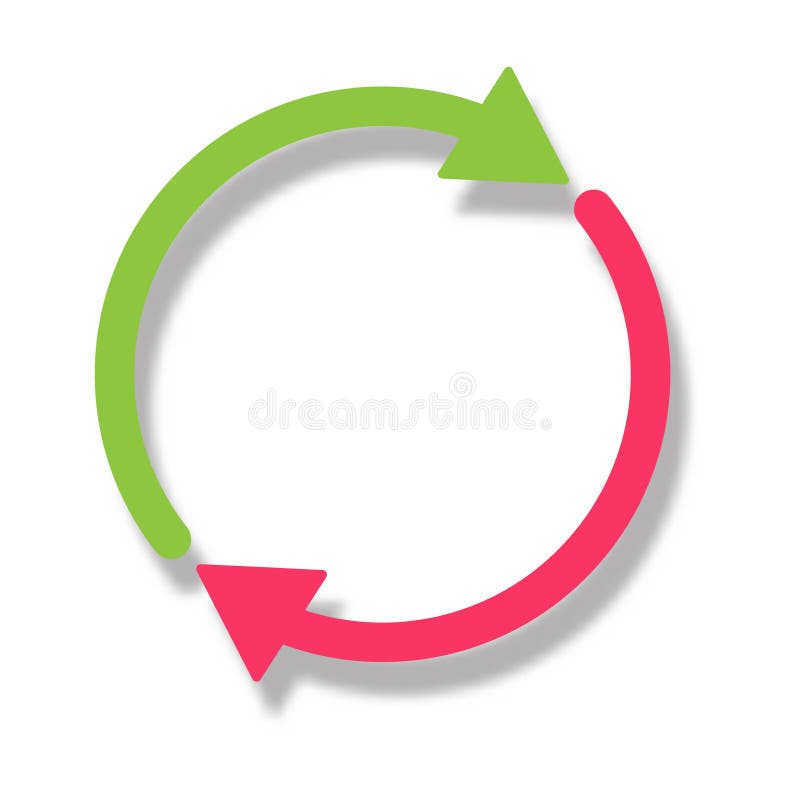 Replace Icon Vector Double Reverse Arrow Exchange Linear Sign for ...