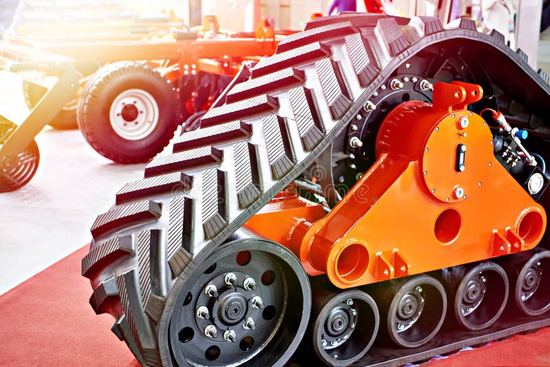 Continuous track stock image. Image of detail, power - 119543155