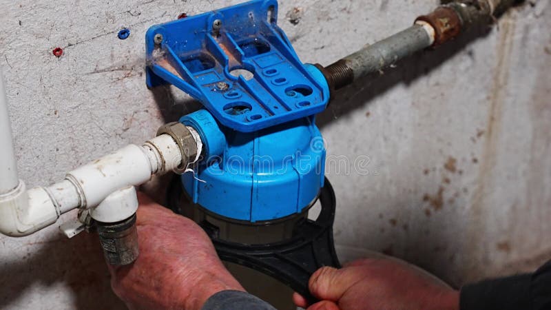 Replacement of the Coarse Water Filter in the Basement of the House ...