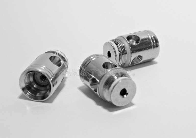 For vapers: atomizer heads stock image. Image of replacement - 162656861