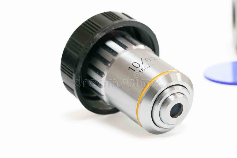 Replacement Lens for Optical Microscope Stock Photo - Image of clinical ...