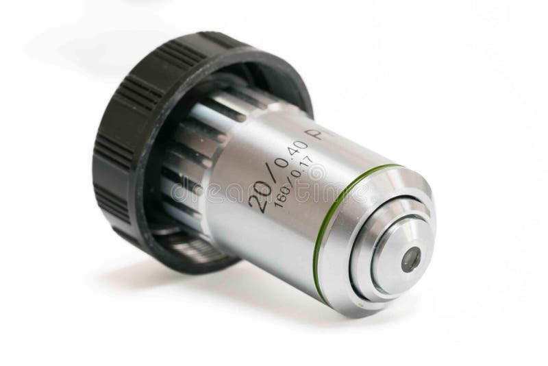 Replacement Lens for Optical Microscope Stock Photo - Image of hospital ...