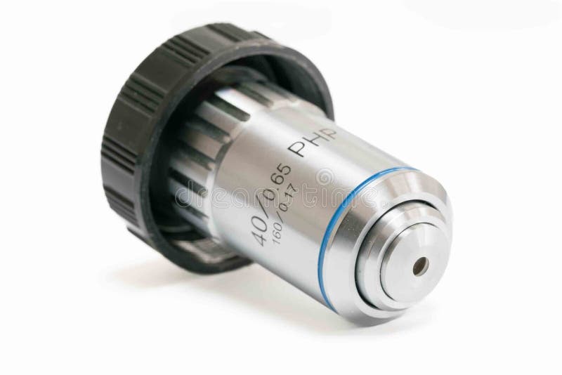 Replacement Lens for Optical Microscope Stock Image - Image of ...