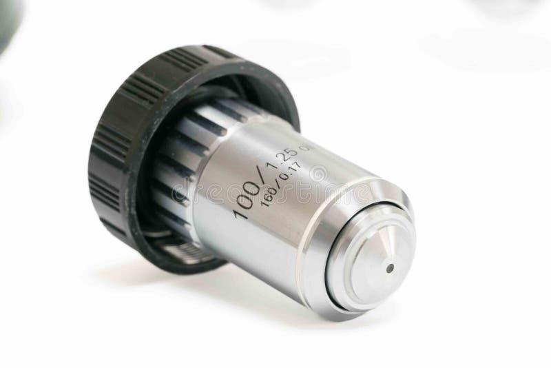 Replacement Lens for Optical Microscope Stock Photo - Image of optical ...