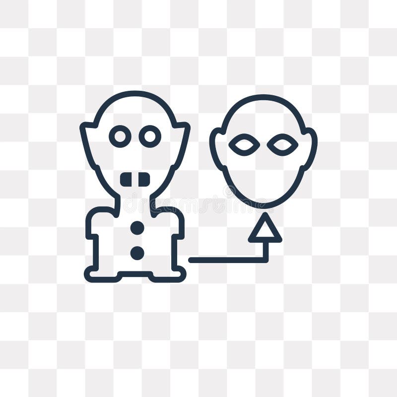 Replacement Vector Icon Isolated On Transparent Background, Line Stock ...