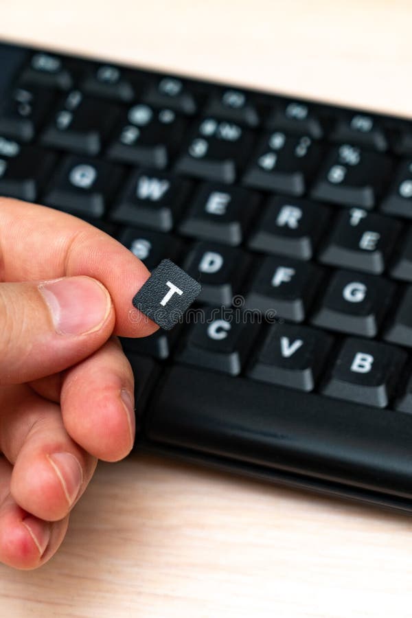 Replacing the Alphabet on the Keyboard. Stick English Letters on the ...