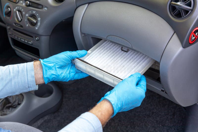 Replacing Cabin Pollen Air Filter for a Car Stock Photo - Image of ... Replacing Cabin Pollen Air Filter for a Car Stock Photo - Image of ...