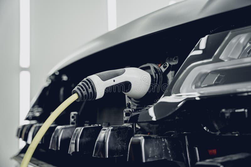 Replacing Spare Parts on a Disassembled Car in a Car Service Garage ...