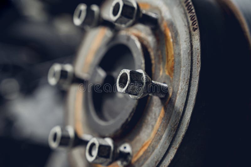 Replacing Spare Parts on a Disassembled Car in a Car Service Garage ...