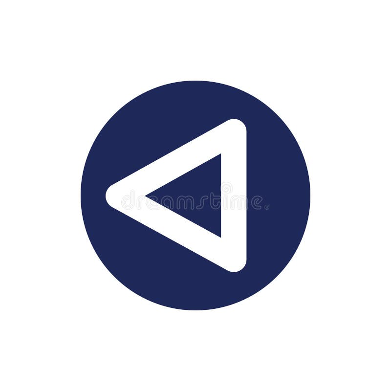 Replay Button Black Glyph Ui Icon Stock Vector - Illustration of ...