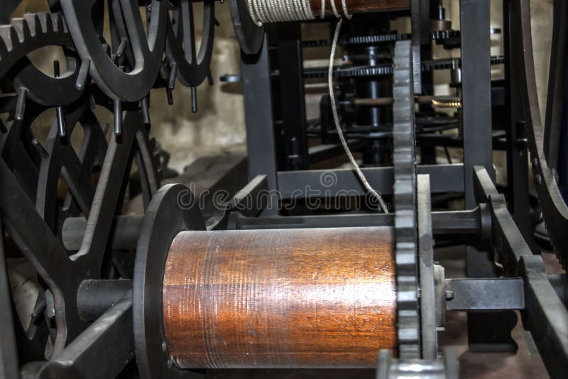 Replica of Astronomical Clock at St Albans Cathedral Stock Image ...
