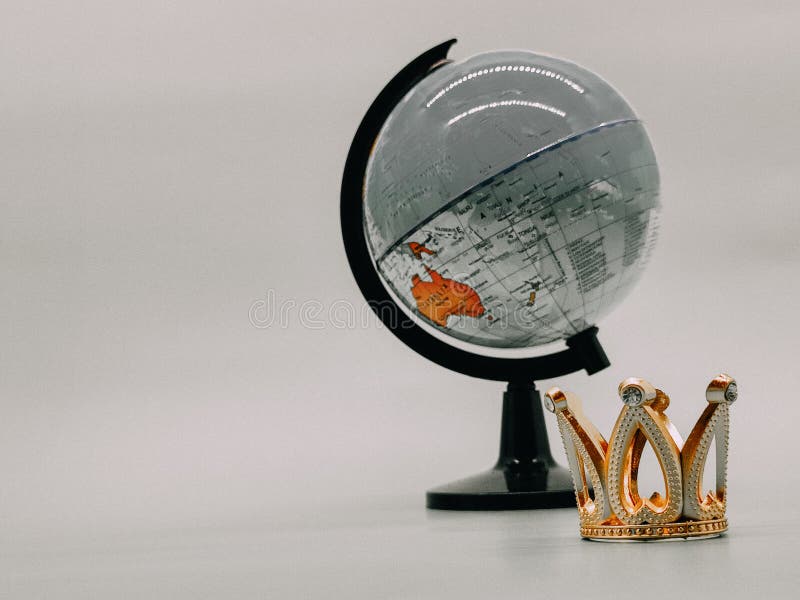 Replica of the Golden Crown and Globe Stock Photo - Image of drink ...