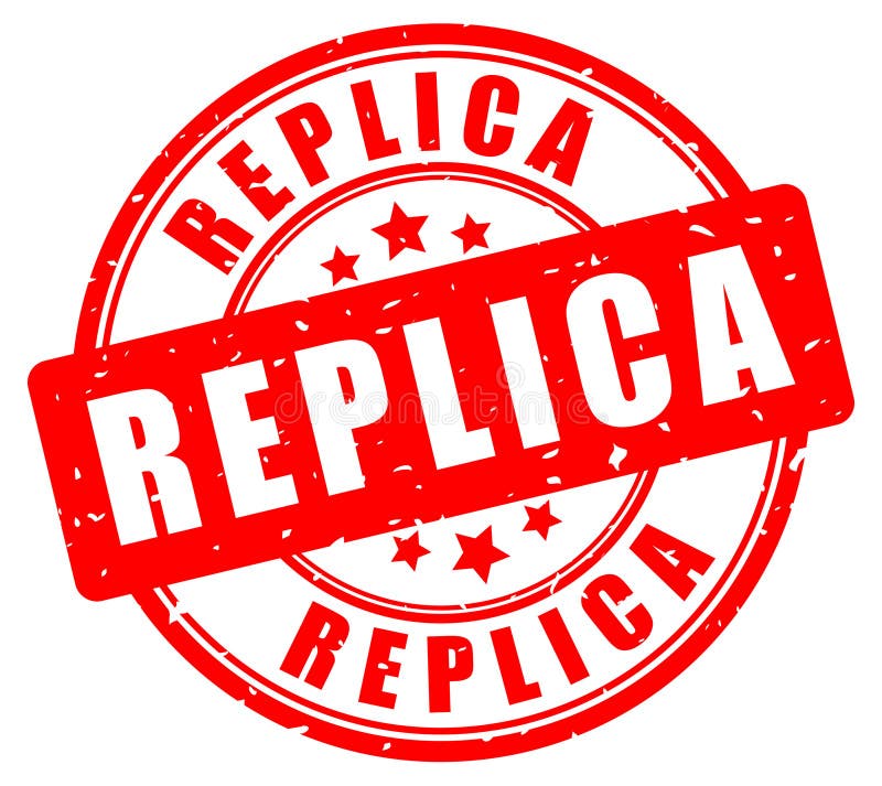 Replica Grunge Rubber Stamp Stock Vector - Illustration of forgery ...