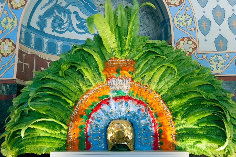 Replica of Headgear of Maya Rulers Stock Image - Image of element ...