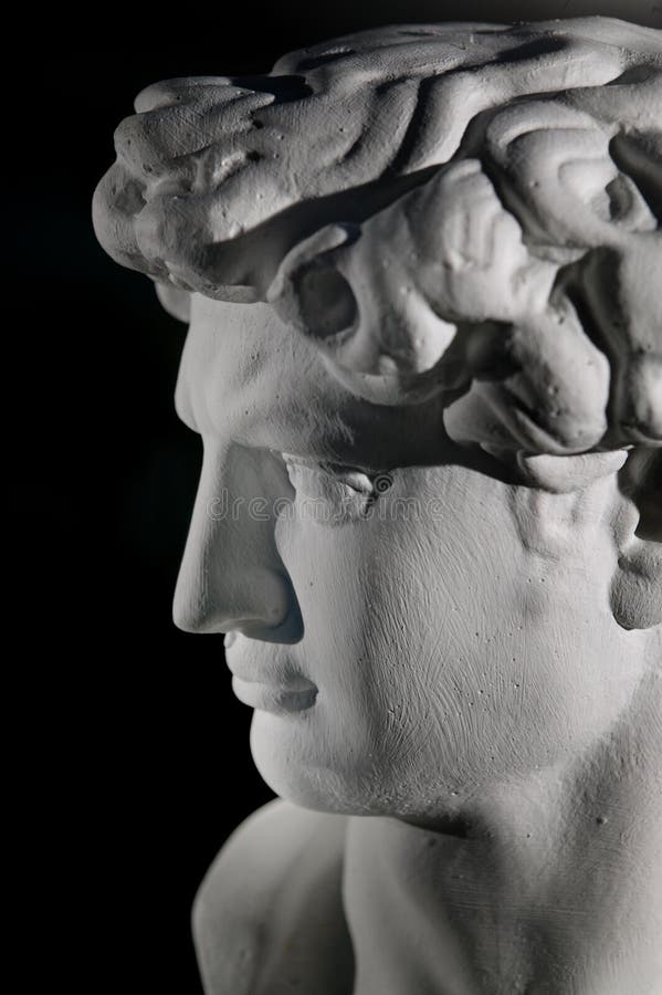 Replica sculpture of David stock image. Image of curly - 6003929